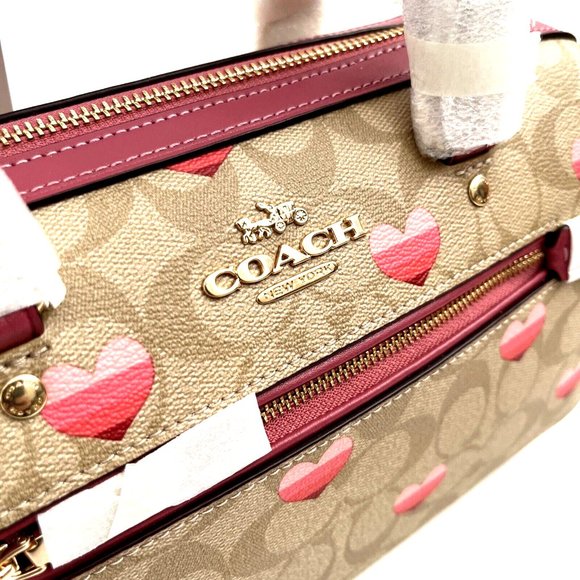 Coach | Bags | Nwt 40 Original Coach Rowan Satchel Signature Canvas ...